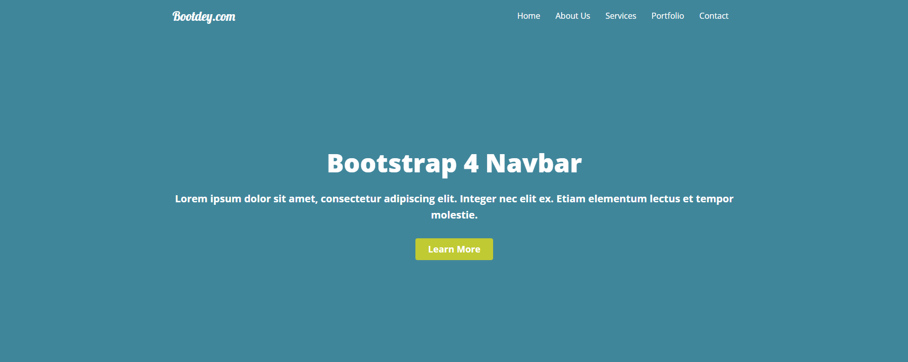Free Bootstrap Navbar Templates Free Templates Printable